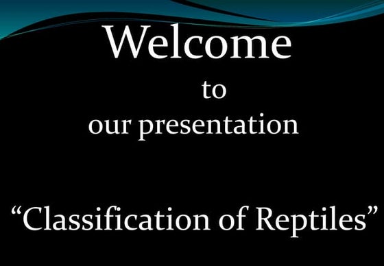 Classification of reptilia | PPT