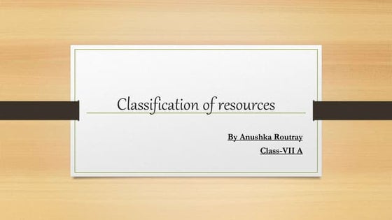 RESOURCES & TYPES | ODP