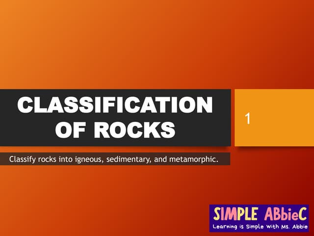 The rock cycle | PPTX