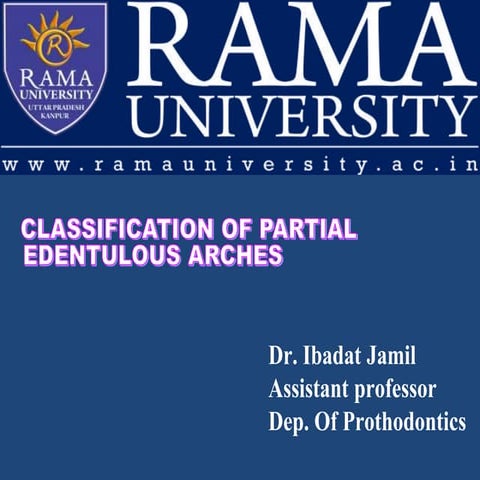 CLASSIFICATION OF RPD.ppt