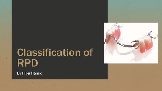 CLASSIFICATION OF RPD.ppt