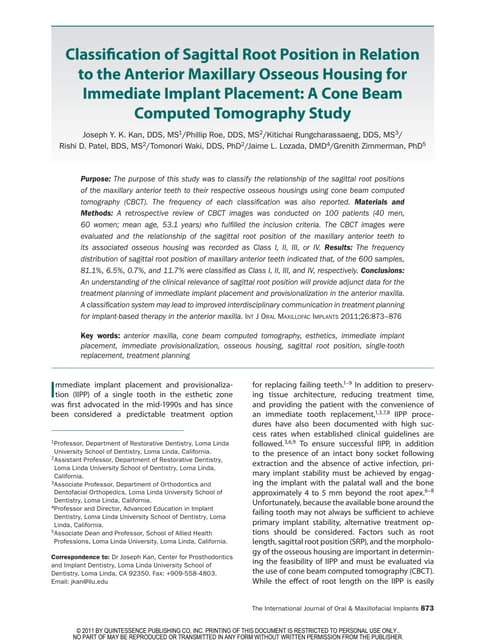 Esthetics in Implant Dentistry | PPTX