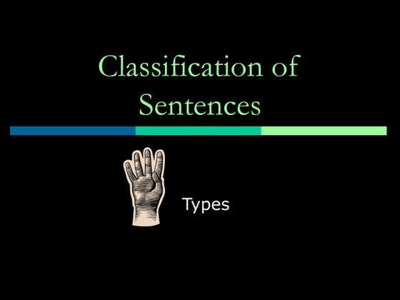 Sentence Types: Declarative, Interrogative, Imperative and Exclamatory ...