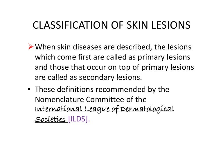 Classification of skin lesions pdf