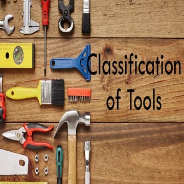Grade 7 Matatag Curriculum. Industrial Arts. Classification of Tools.pptx
