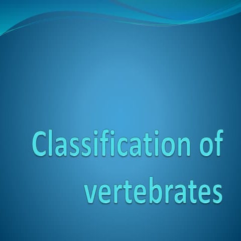 Classification of vertebrates.pptx