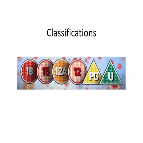 Classifications | PPT