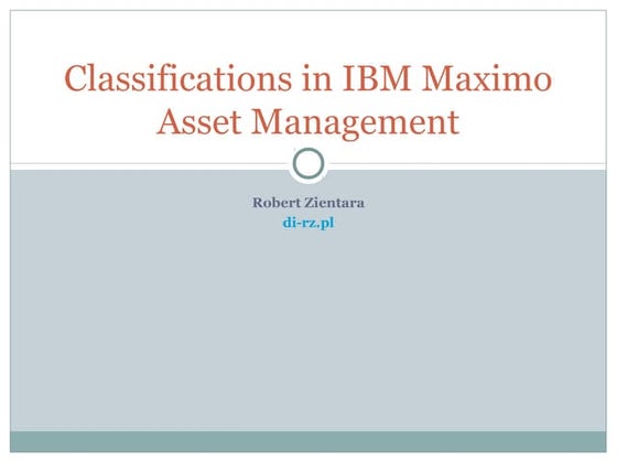 IBM Maximo Asset Management | PDF | Cloud Computing | Internet