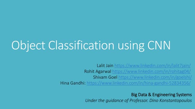 Object Classification Using Cnn And Vgg16 Model Keras And Tensorflow Ppt 3256