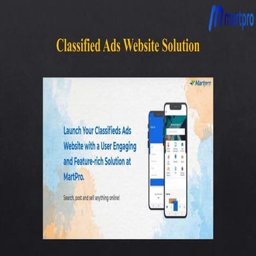 Classified ads website solution | PPT