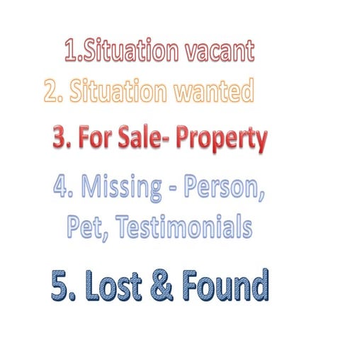 Classified advertisement.pptx