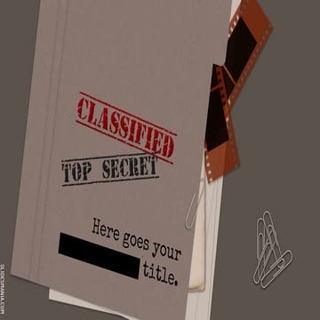 Classified · SlidesMania.pptx