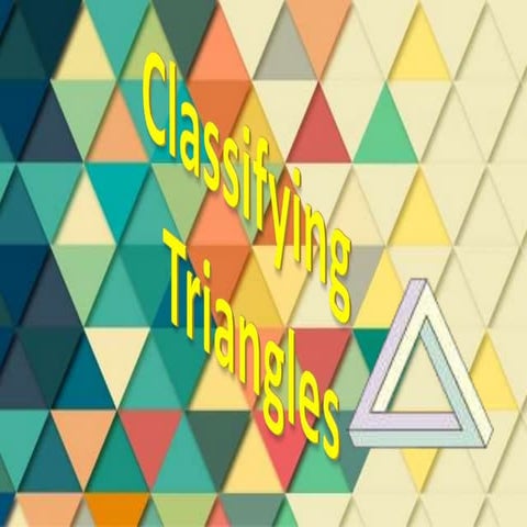 Classifying triangles | PPTX