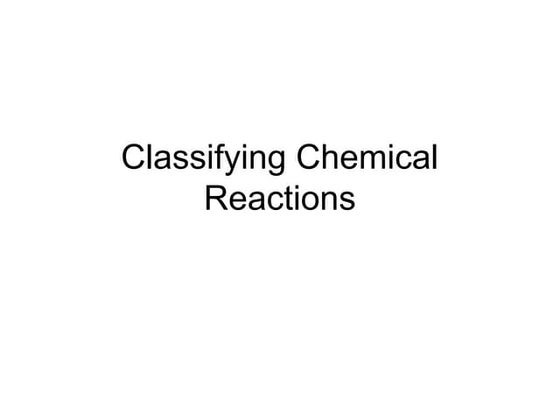 PPT for Reaction of metals with acid | PPT