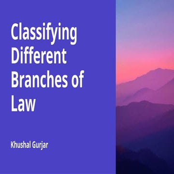 Classifying Different Branches of Law.pptx