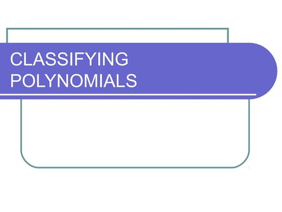 Adding And Subtracting Polynomials Ppt Science