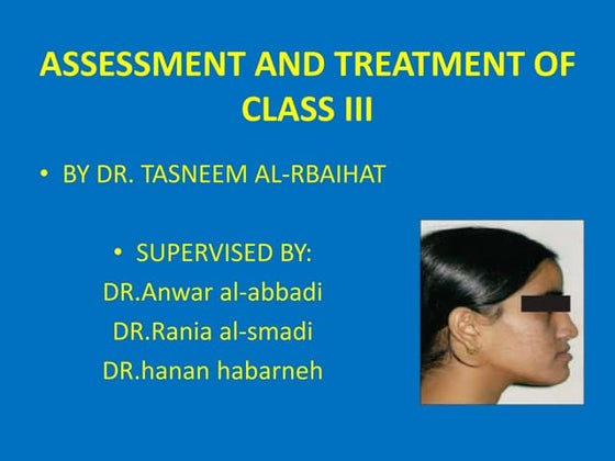 Facemask/Reverse pull headgear | PPT