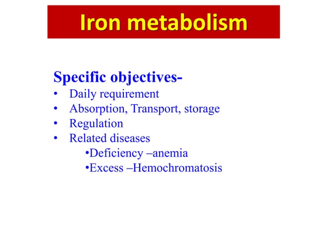 iron staining. | PPTX | Blood Disorders | Diseases and Conditions