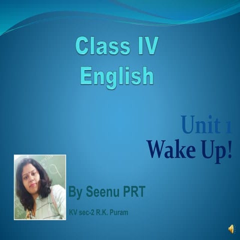 Class iv wake up | PPSX