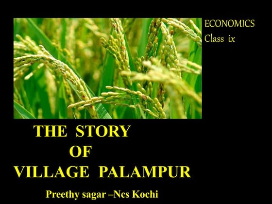 Economics Chapter 1 Notes Class 9 | PPTX | Agriculture | Industries