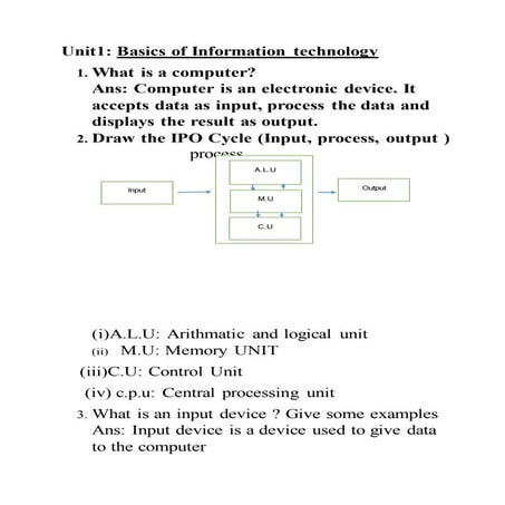 CLASS IX COMPUTER SCIENCE | DOCX