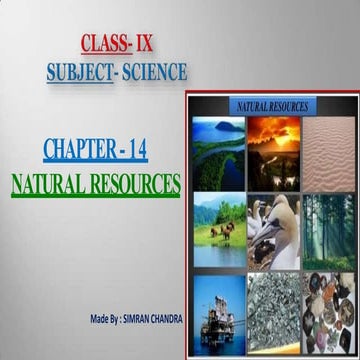 Class IX Science Natural Resources.pptx