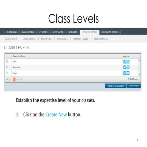 Class levels | PPT