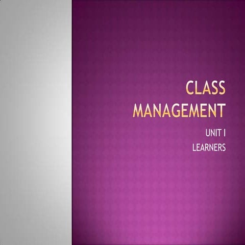 Class man unit 1 | PPT