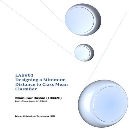 Pattern Recognition Class Mean Classifier Pdf