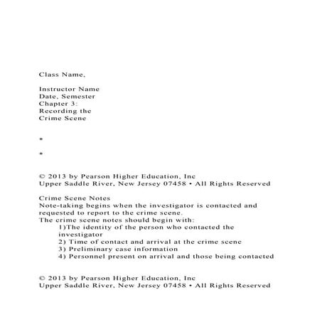 Class Name,Instructor NameDate, SemesterChapter 3.docx