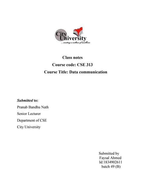 PACE-IT: Basic Network Concepts (part 1) | PPTX | Computer Networking | Computing