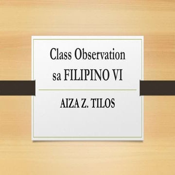 Class Observation.pptx