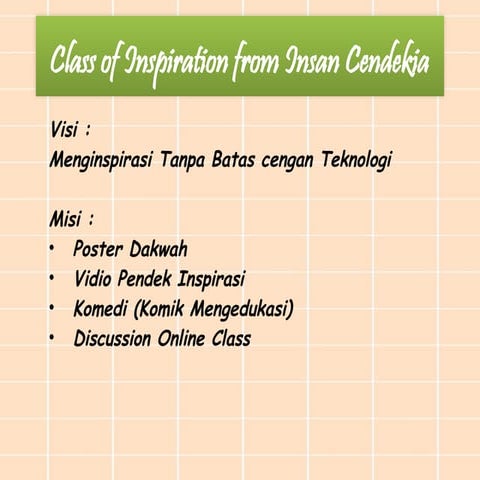 Class of Inspiration from Insan Cendekia.pptx