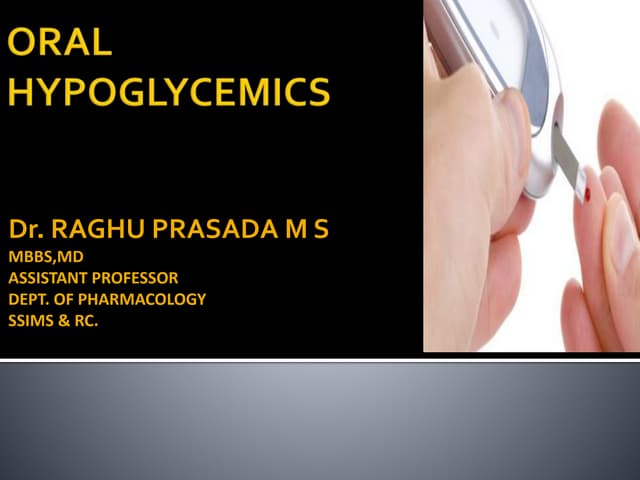 Oral Hypoglycaemic Agents (OHA): MOA and Drugs.pptx