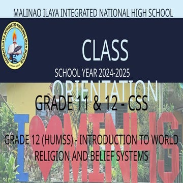 Class Orientation of subject at the beginning of school year.pptx