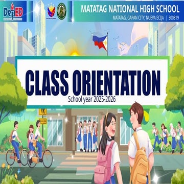 CLASS ORIENTATION (2).pptxhjgujgujhjhvujgvaejkdfghjk | PPTX