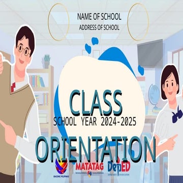 Blue and Gray Illustrative Back to School Class Orientation Education Presentation.pptx