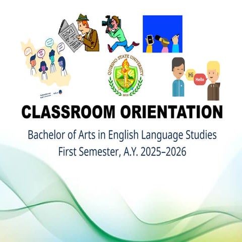 CLASS ORIENTATION (QSU VMGO, CLASSROOM POLICIES, GRADING & POINT SYSTEM ...