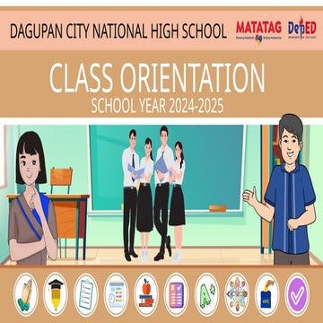 CLASS ORIENTATION POWER POINT PRESENTATION | PPTX