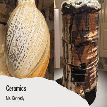 Class Powerpoint on ceramics for Creative Disciplines | PPTX