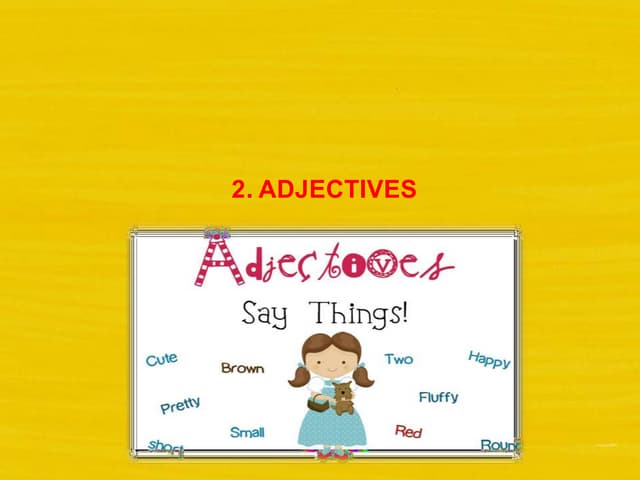 Adjectives | PPTX