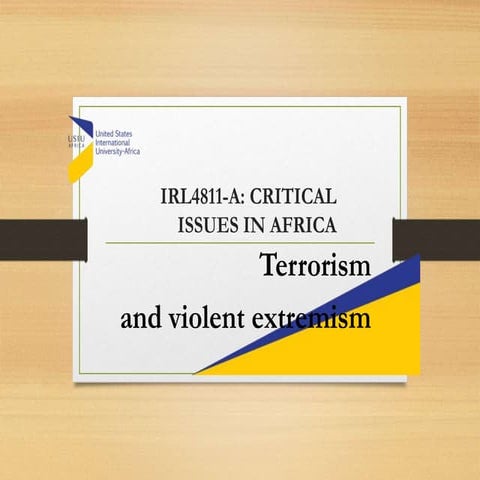 Class Presentation on Terrorism and violent extremism.ppt