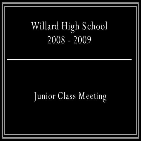 WHS Junior Class Meeting | PPT