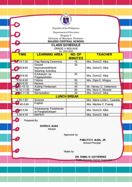 4 class program 2013 2014 | DOCX