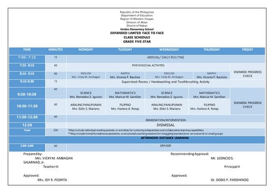4 class program 2013 2014 | DOCX