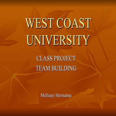 Class Project team building | PPT