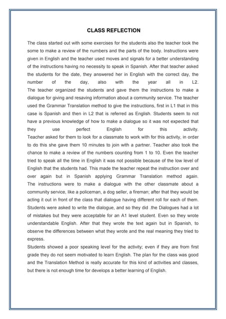 Time Management Reflection | DOCX