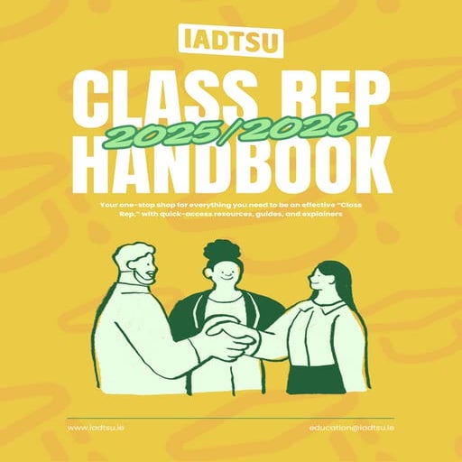Class Rep Handbook 2025 2026 IADTSU Reupload with pics! | PDF
