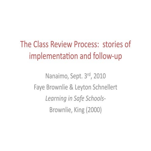 Class Revieiws Nanaimo | PDF
