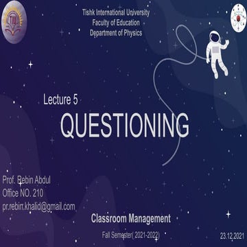 CLASSROOM Lesson about Questioning.pptx